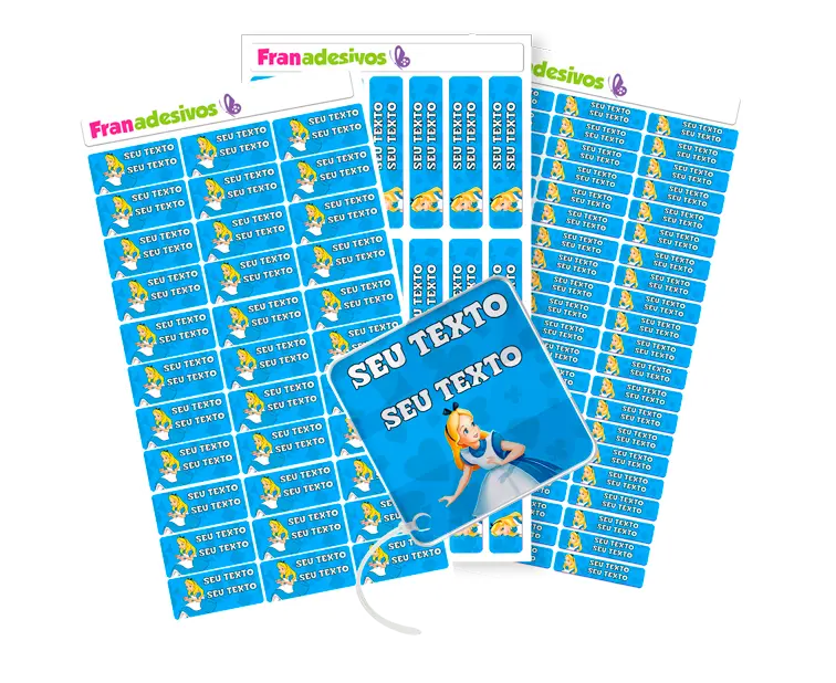 Etiqueta - Kit Econômico - Fran Adesivos de Parede